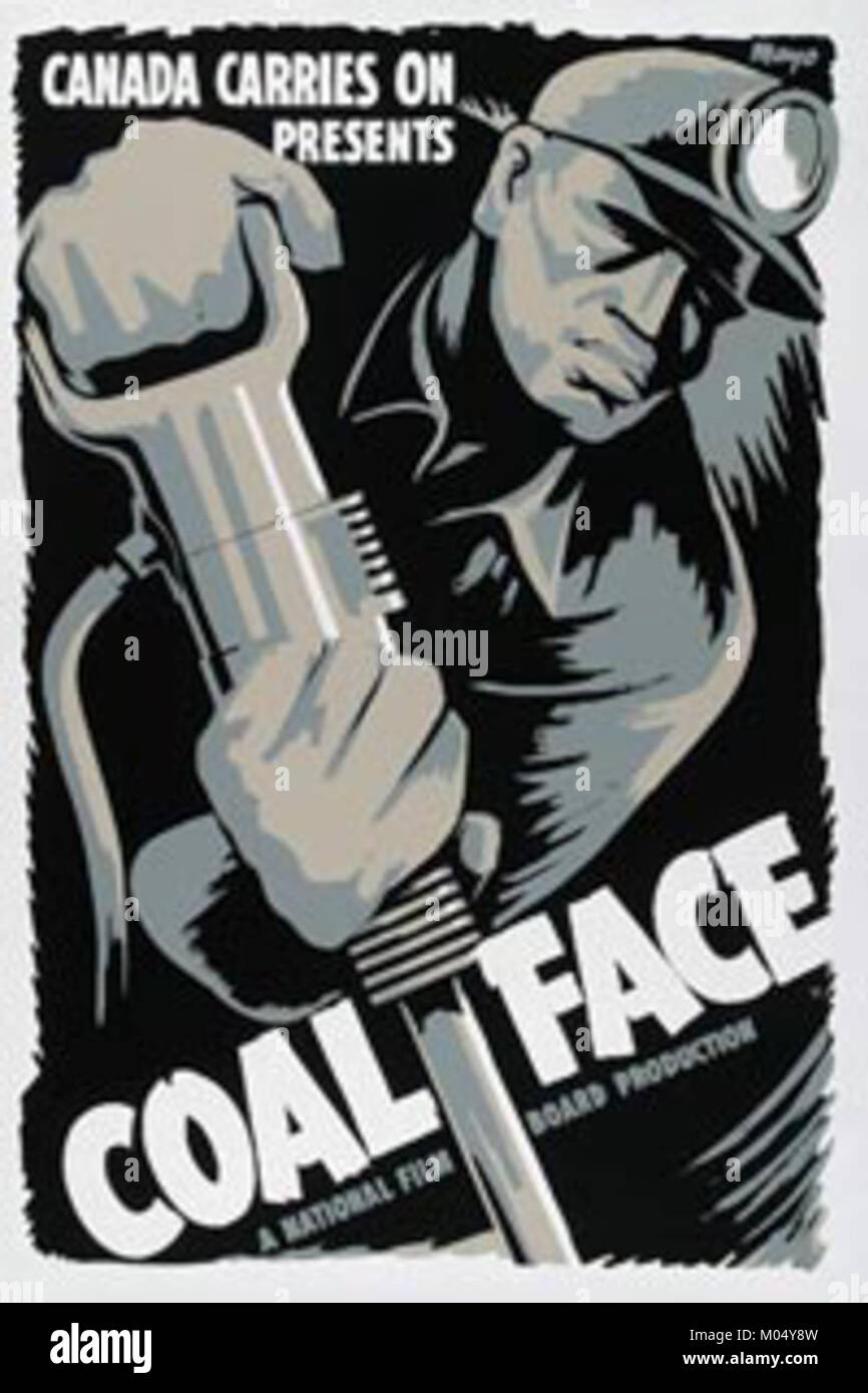 This 1940s film, 'Canada Carries On Presents Coal Face,' highlights the ...