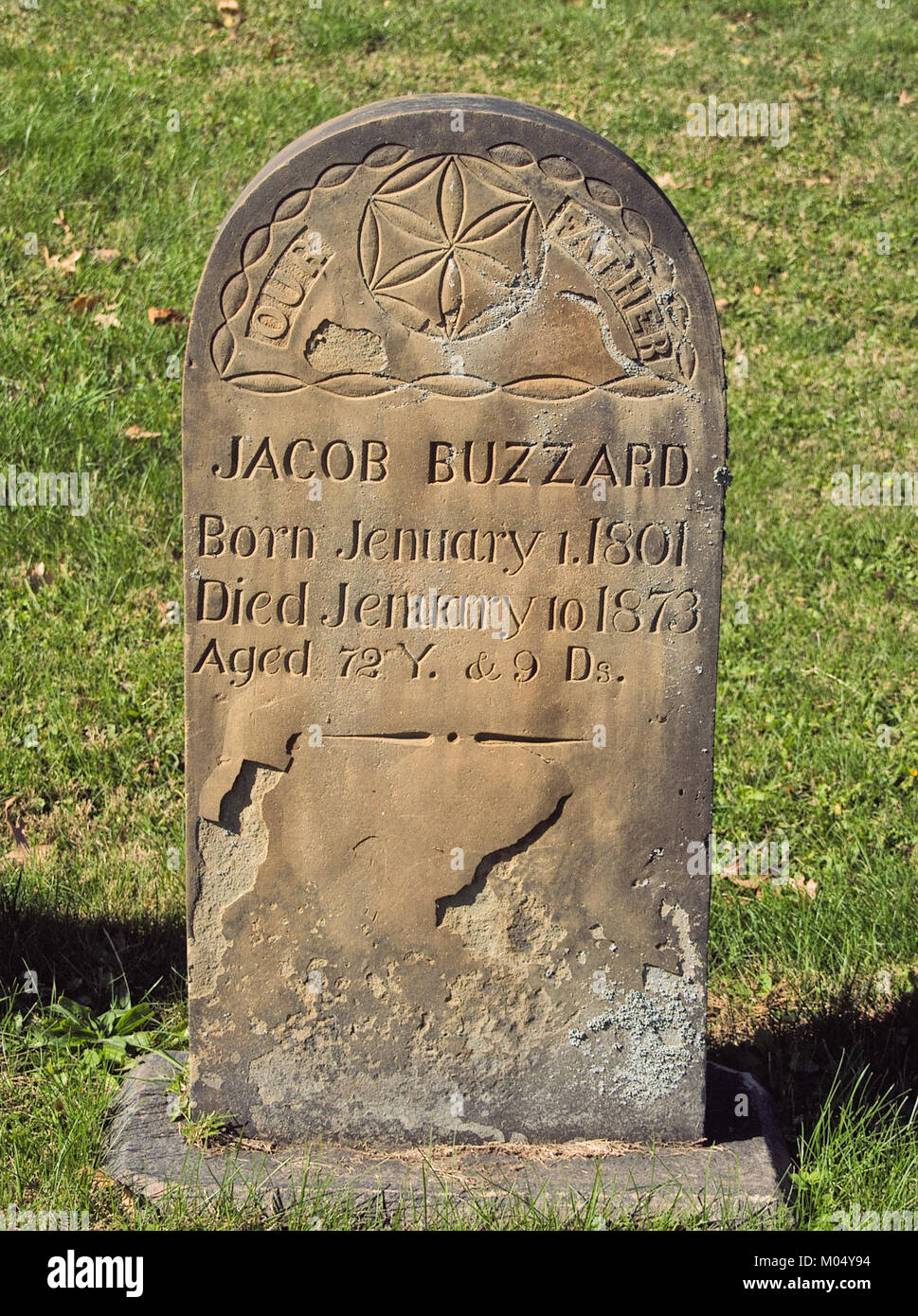 Photograph 'Buzzard (Jacob), Brush Creek Cemetery, 2015-10-26, 01 ...