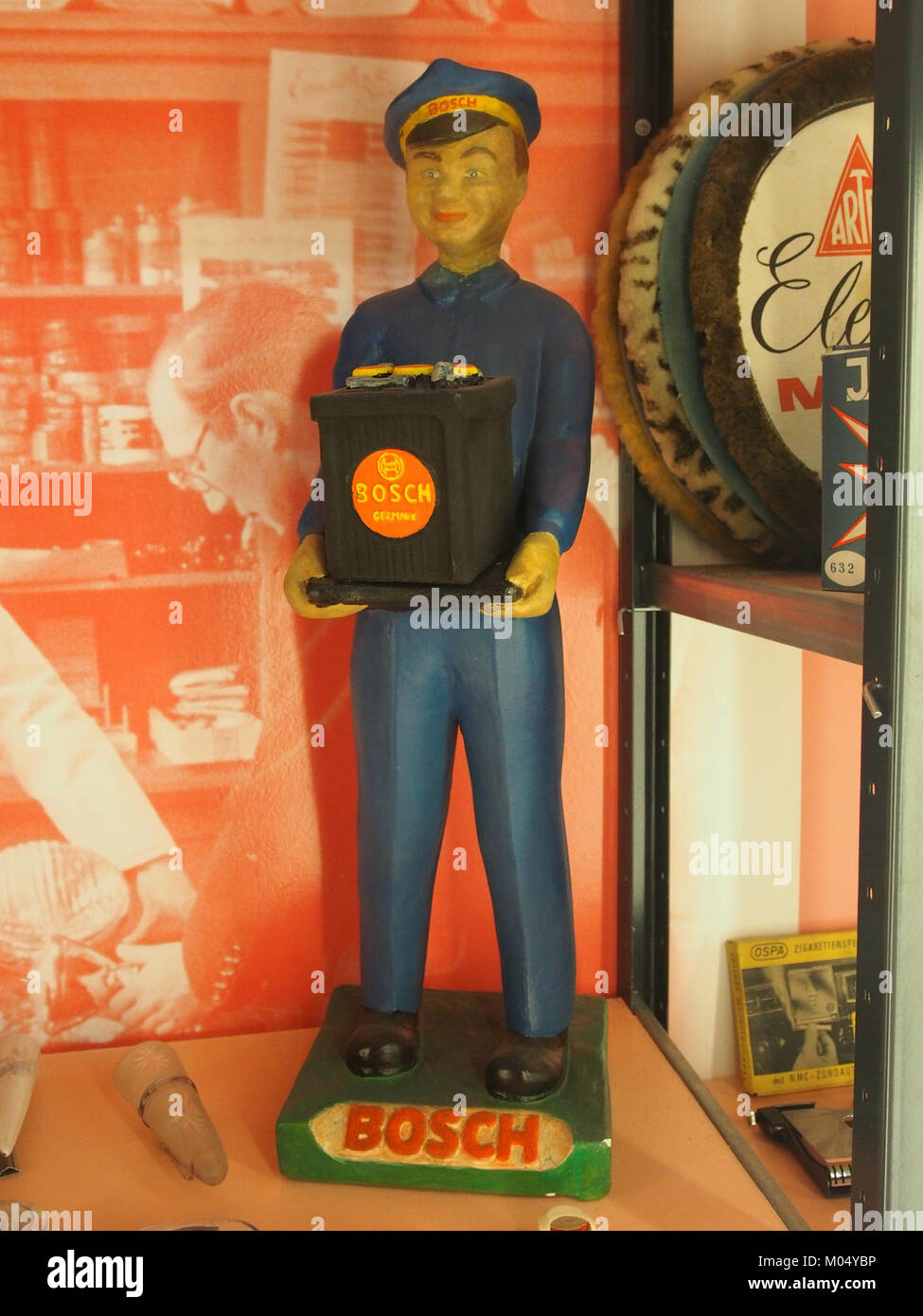 An advertisement for Bosch rechargeable batteries, highlighting their ...