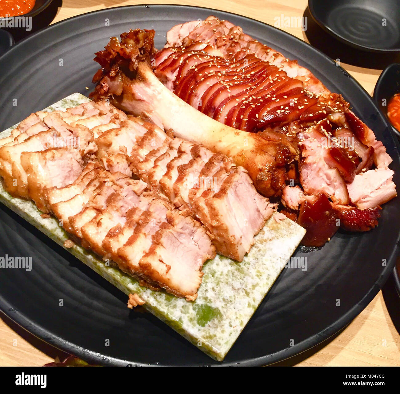 Bossam and jokbal Stock Photo - Alamy