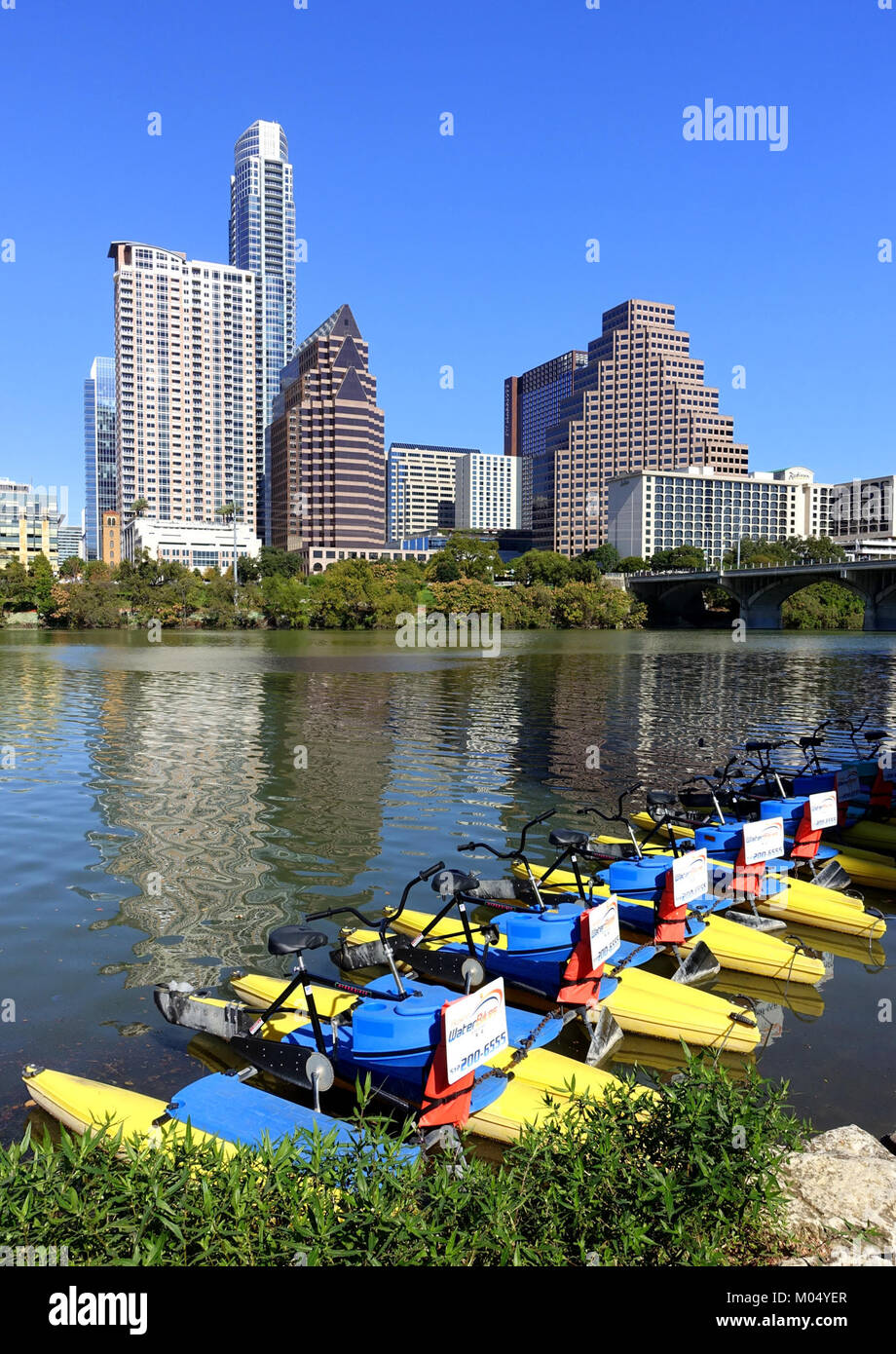 This photograph features buildings in Austin, Texas, showcasing the ...