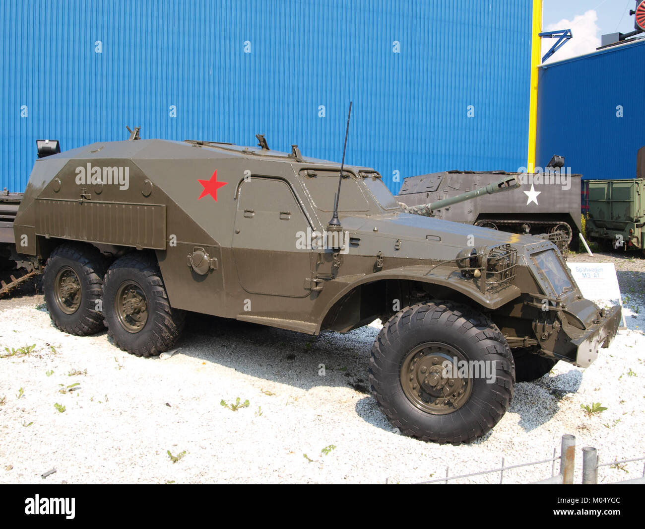 The BTR-152 is a Soviet-designed armored personnel carrier, widely used ...