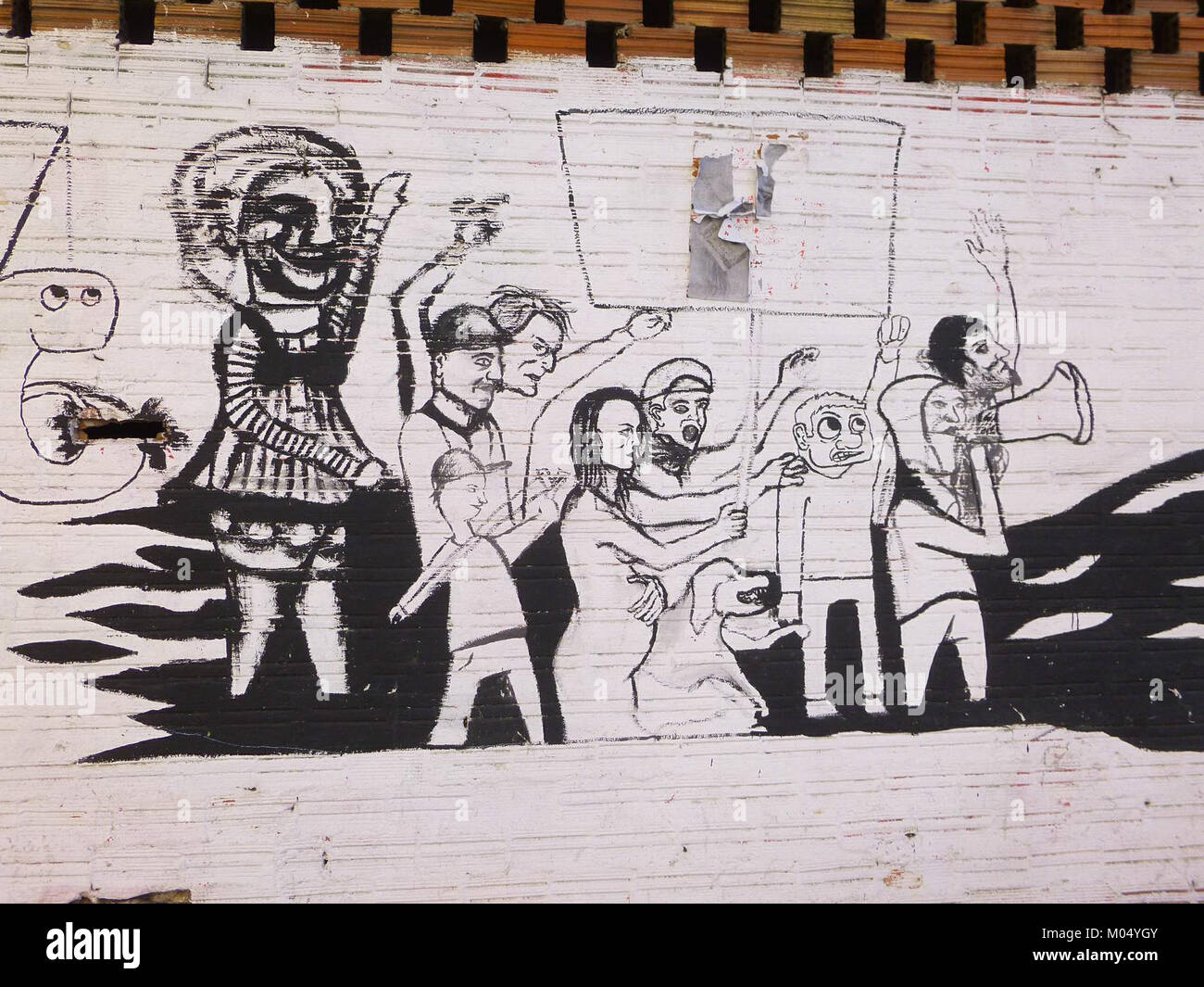 This graffiti from Burgos, Spain, reflects the city's contemporary ...