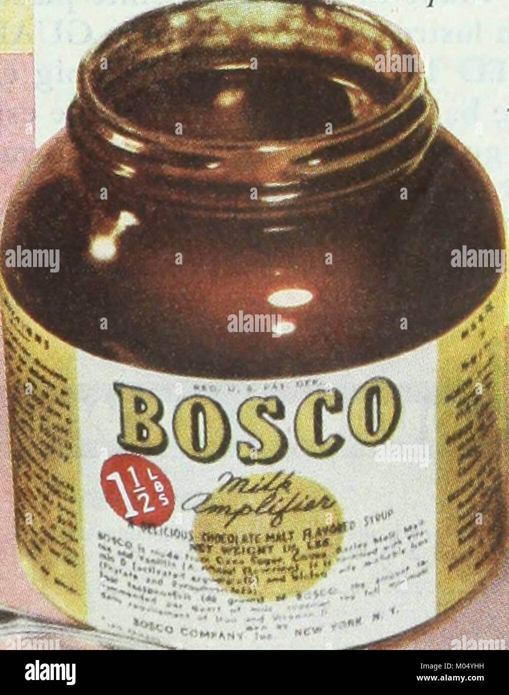 Bosco syrup is a chocolate-flavored syrup popular in the U.S., known ...