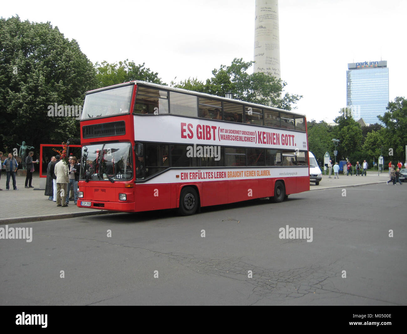 The 'Buskampagne' (Bus Campaign) in Berlin is an advertising initiative ...