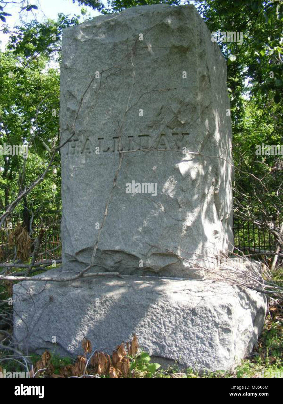 Cairo Illinois Halliday Family Plot Marker Stock Photo - Alamy