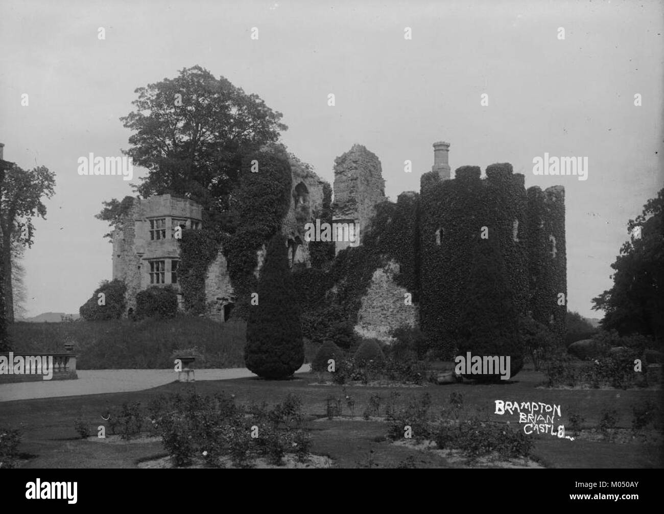 Brampton Brian Castle, an English historic site with architectural ...