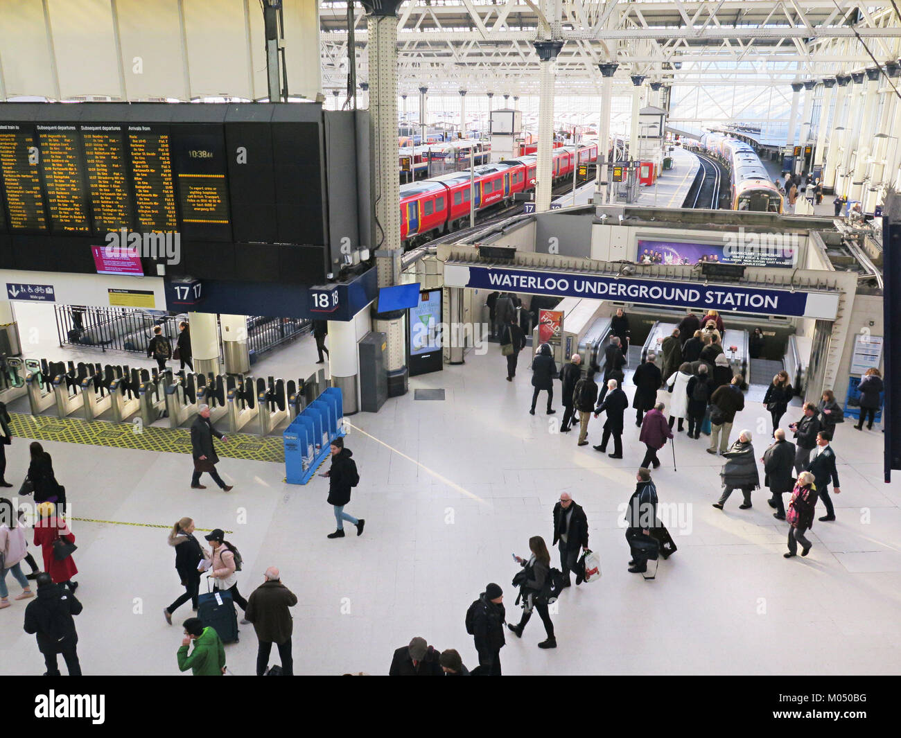 Waterloo Tube Station High Resolution Stock Photography and Images - Alamy