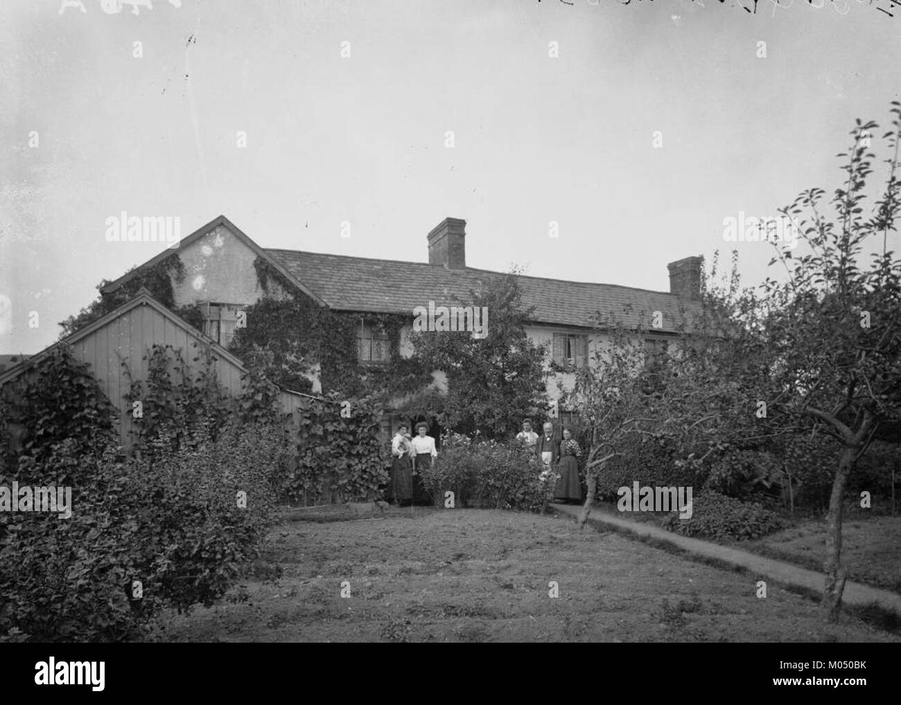 Bucknell House and orchard (1294480 Stock Photo - Alamy
