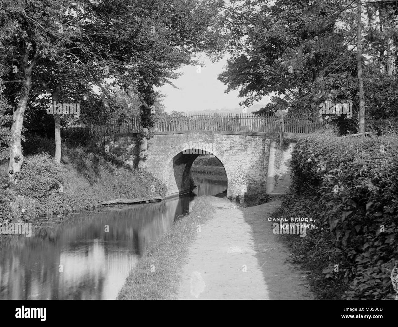 The Canal Bridge in Newtown is a prominent structure that spans a ...