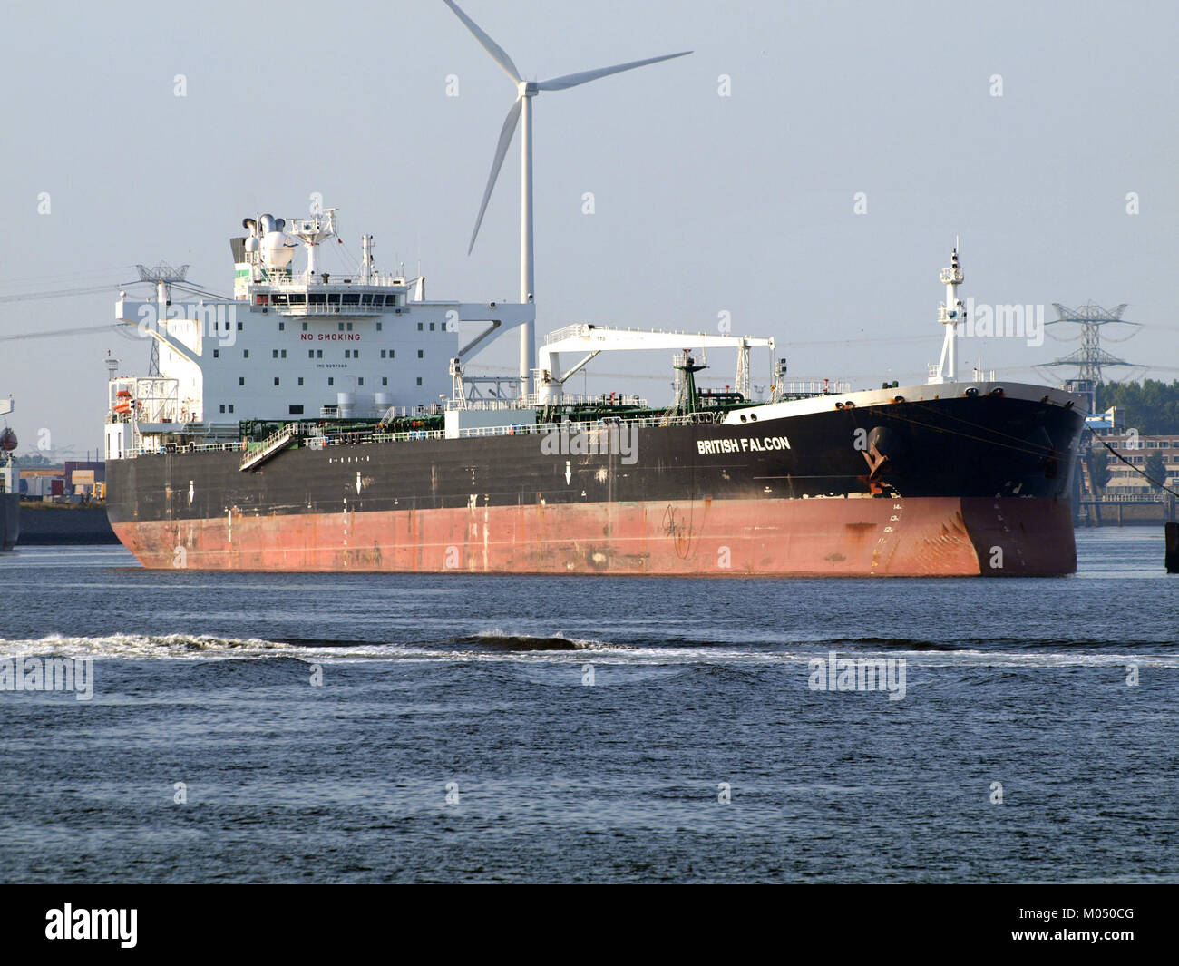 A photograph of the British Falcon, an IMO registered vessel with the ...