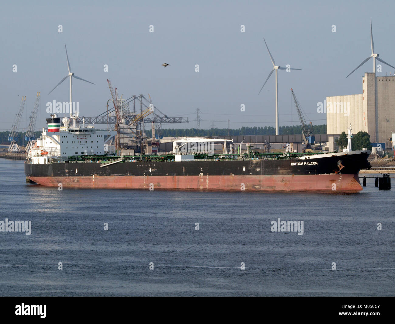 The British Falcon, a vessel identified by IMO number 9297369, was ...