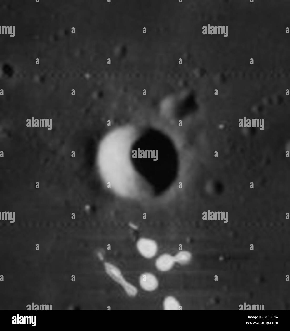 Bruce Crater is a large impact crater located on the Moon's surface. It ...