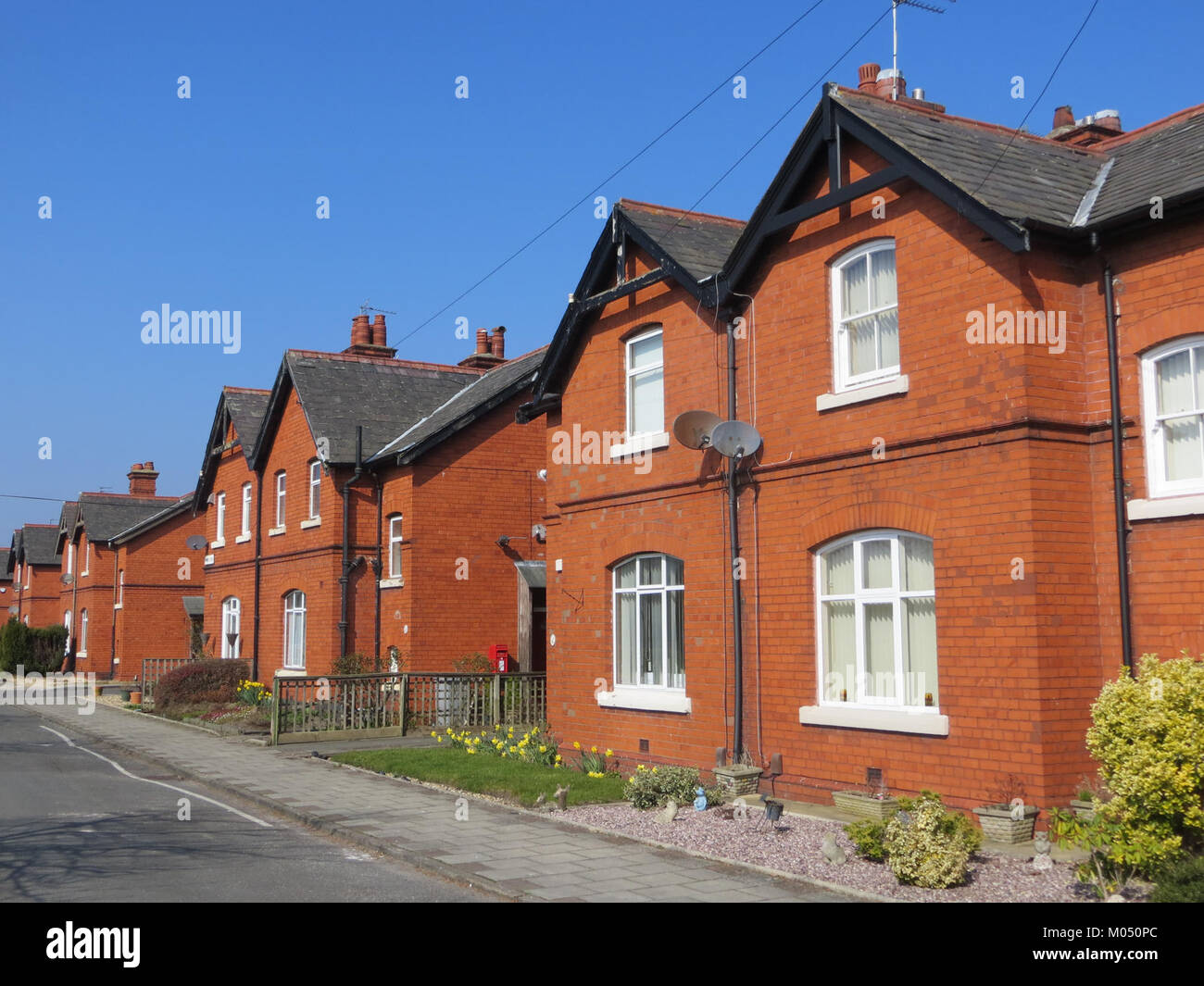 This image features Bromborough, a village located in Merseyside ...