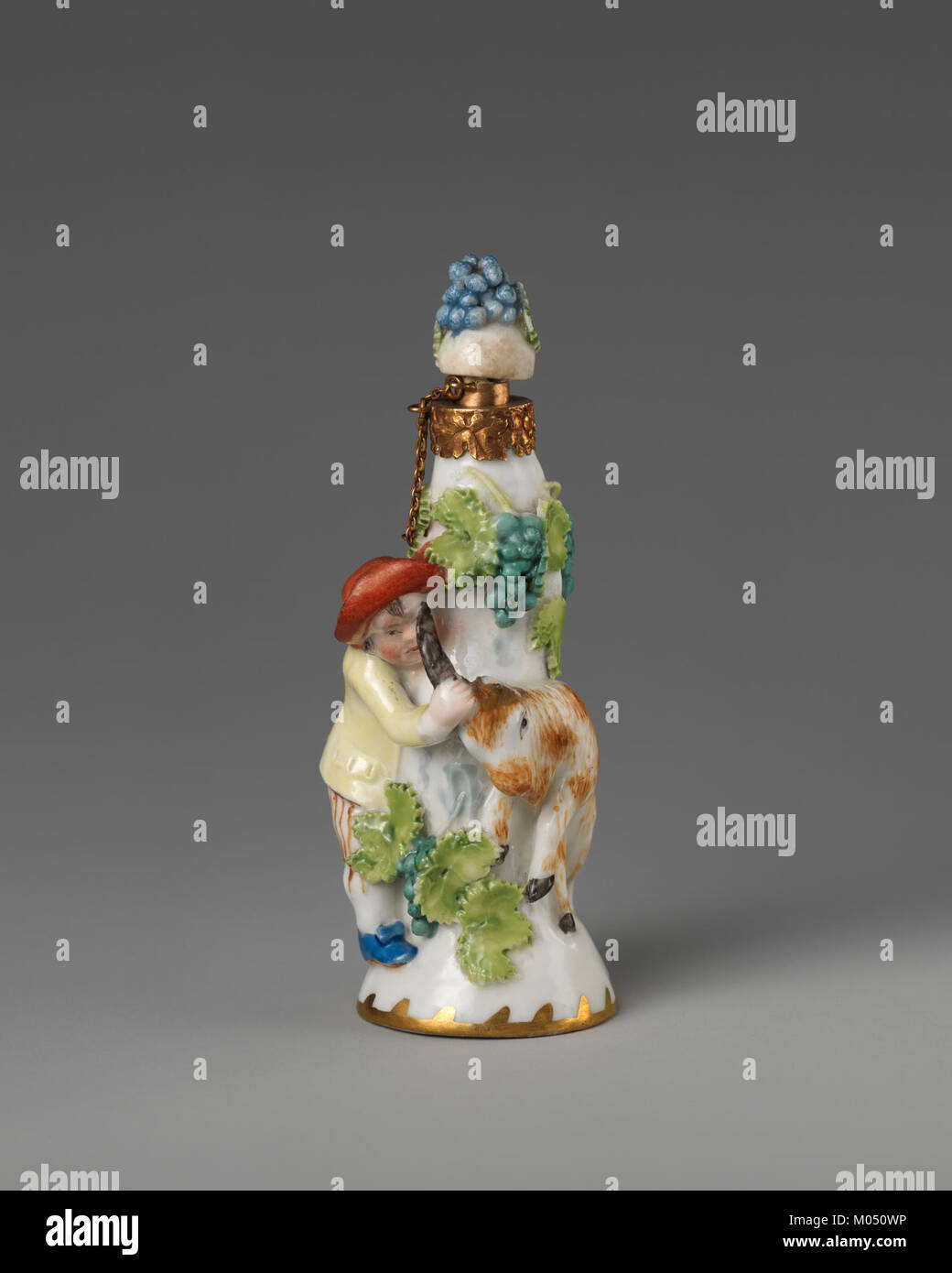 This artwork features a boy with a goat, possibly representing themes ...