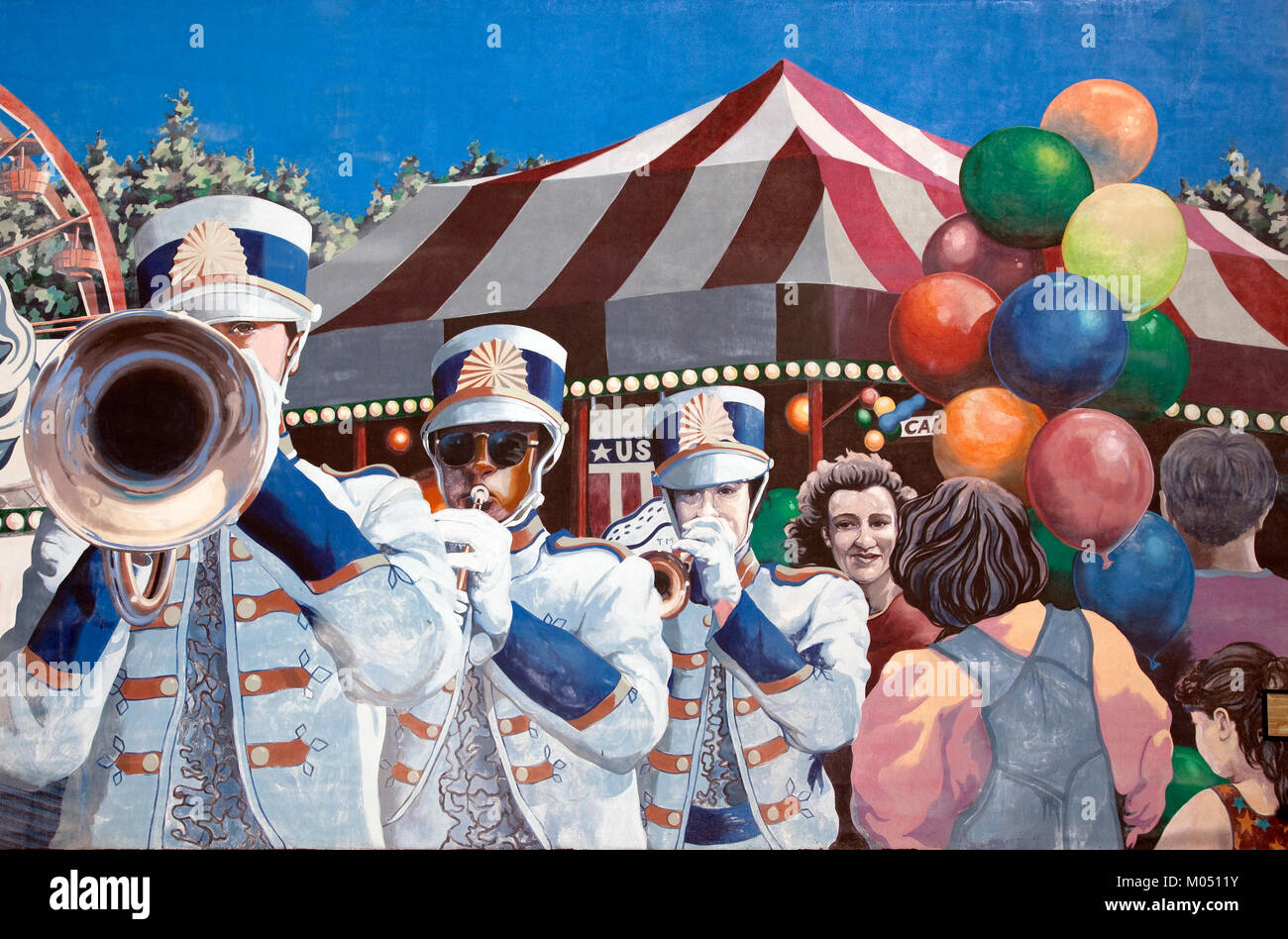 Murals, Dothan, Alabama Stock Photo - Alamy