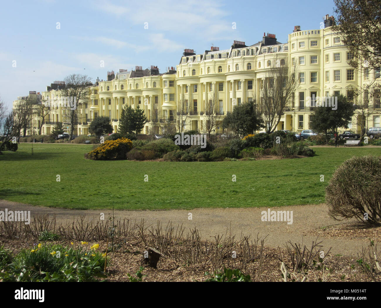 Brunswick Square Gardens in Hove, England, is a historic public garden ...