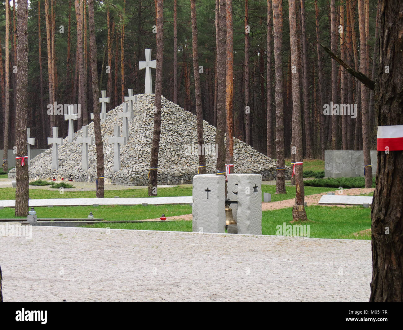 The Bykivnia Graves, a historical site in Ukraine, known for its mass ...