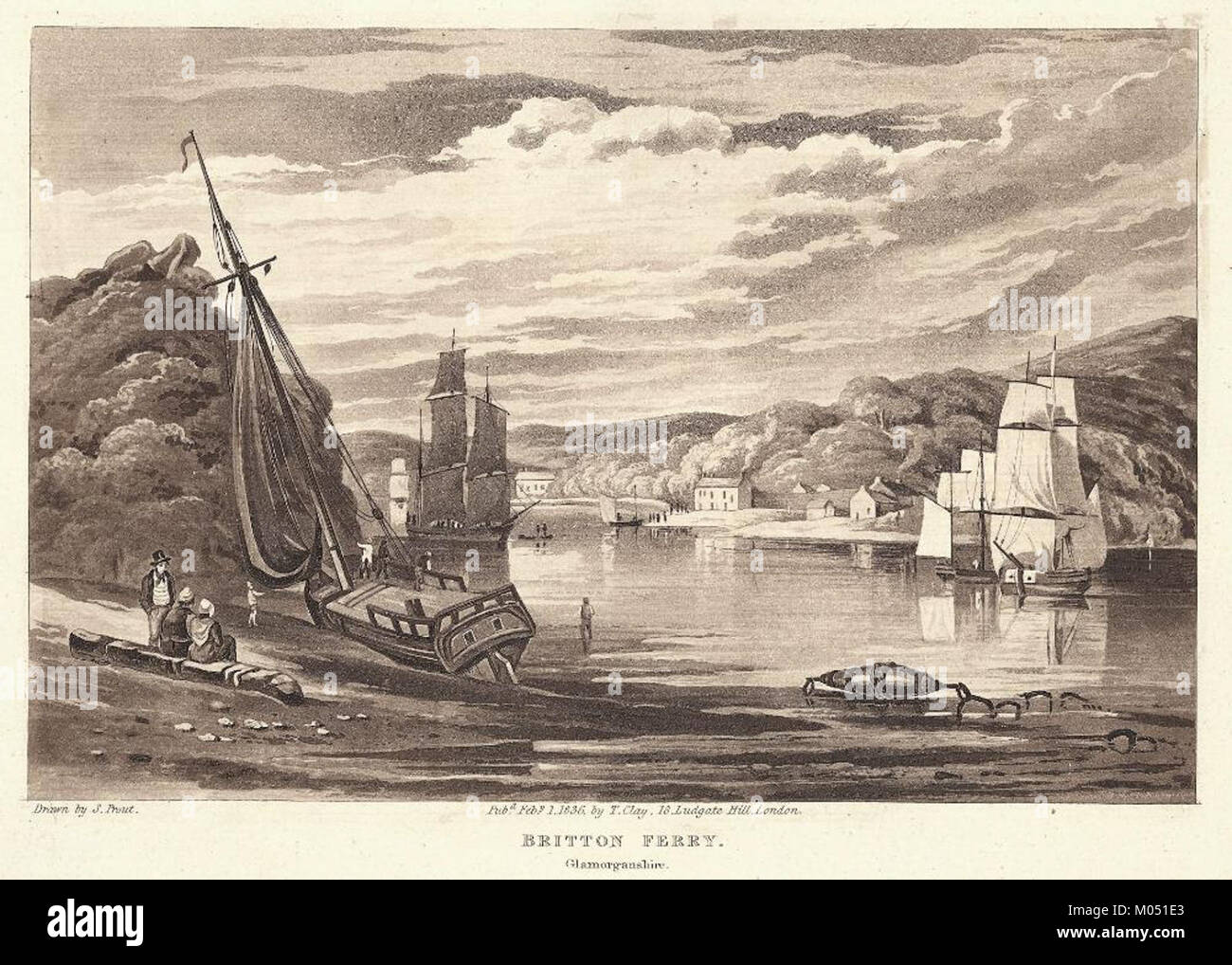 Britton Ferry in Glamorganshire, Wales, is an important historic site ...