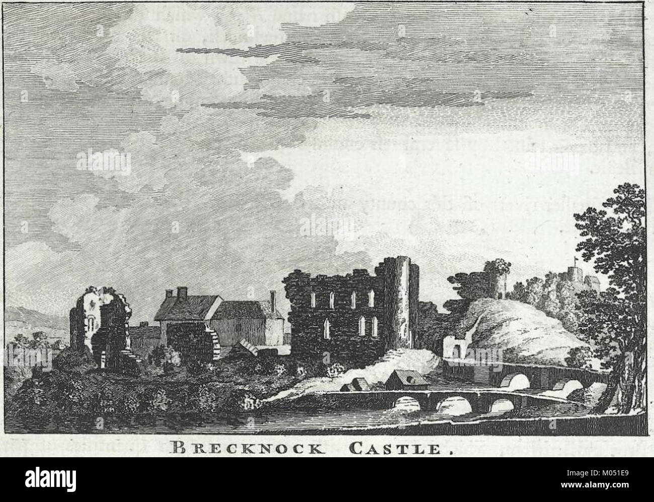 Brecknock Castle, captured in this image (1131088), is a historic ...