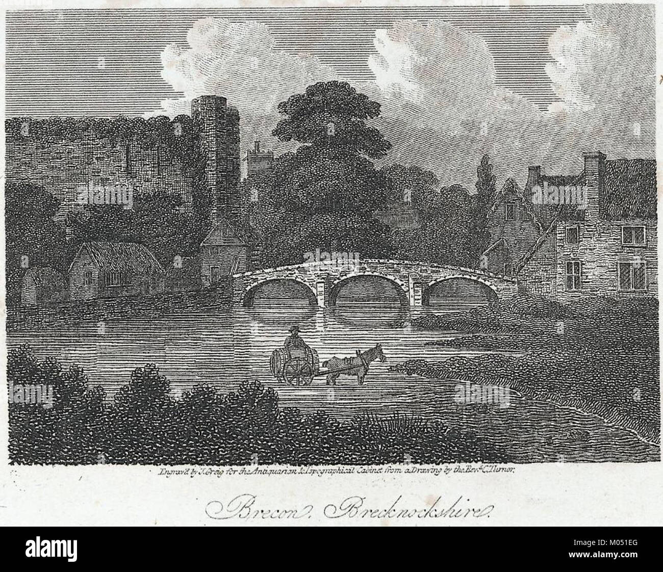 Brecon, located in Brecknockshire, Wales, is a market town known for ...