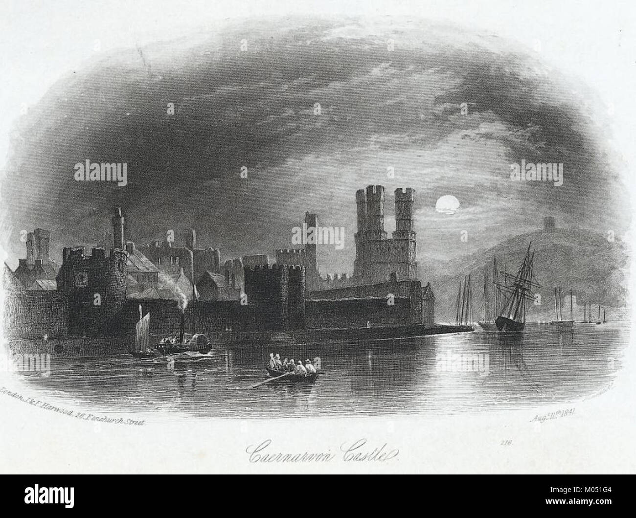 Caernarvon Castle, located in Wales, is a prominent medieval fortress ...