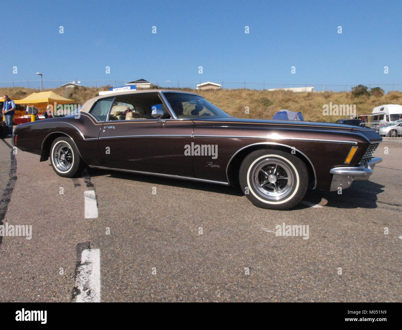 A vintage photograph of a Buick Riviera Coupe Hardtop with Dutch ...