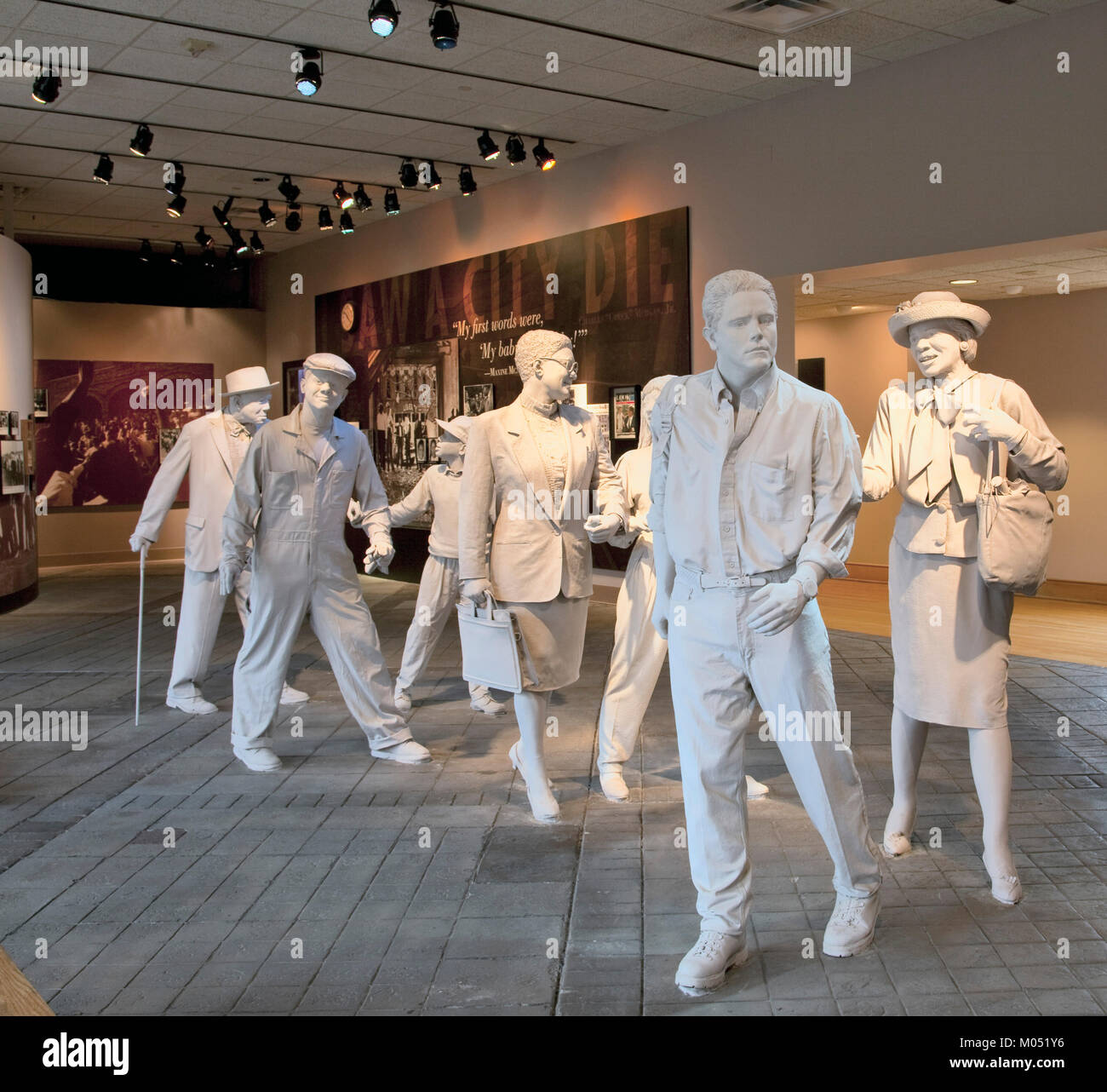 Exhibit in the Birmingham Civil Rights Museum Stock Photo - Alamy