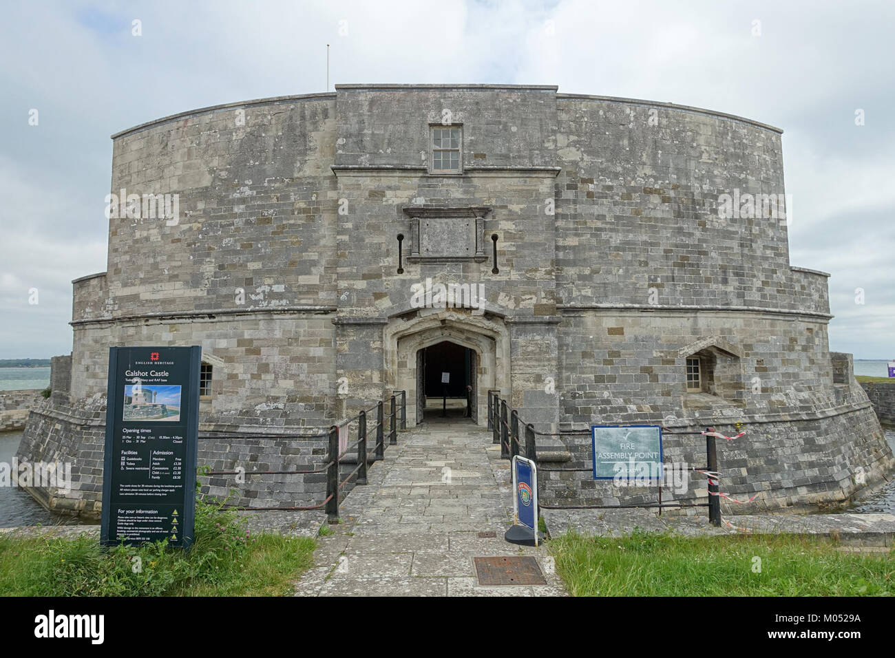 Calshot Castle, located in Calshot, England, is a historic coastal ...