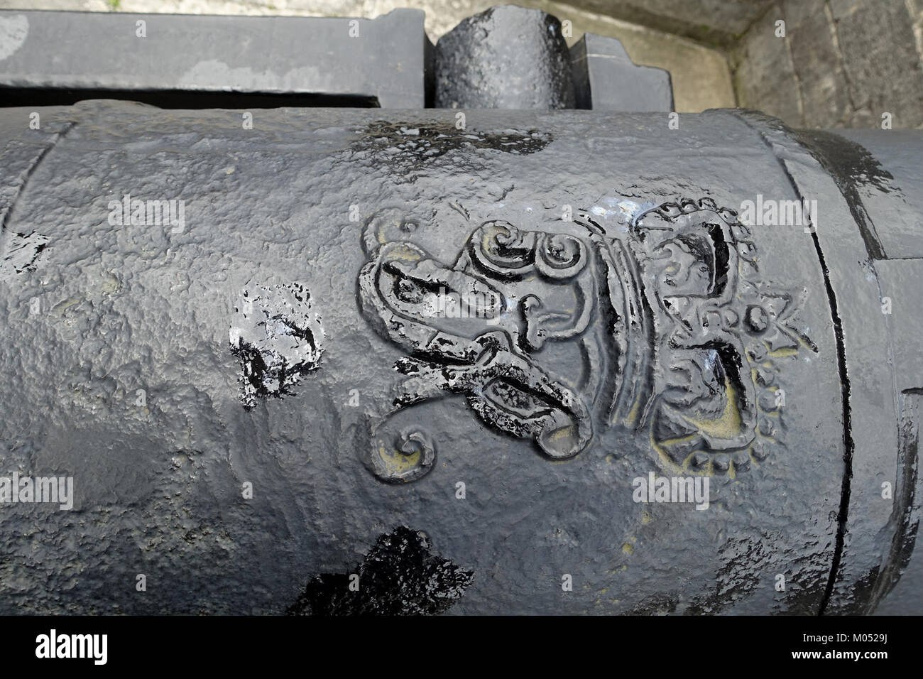 This cannon, located at Calshot Castle in England, represents the ...