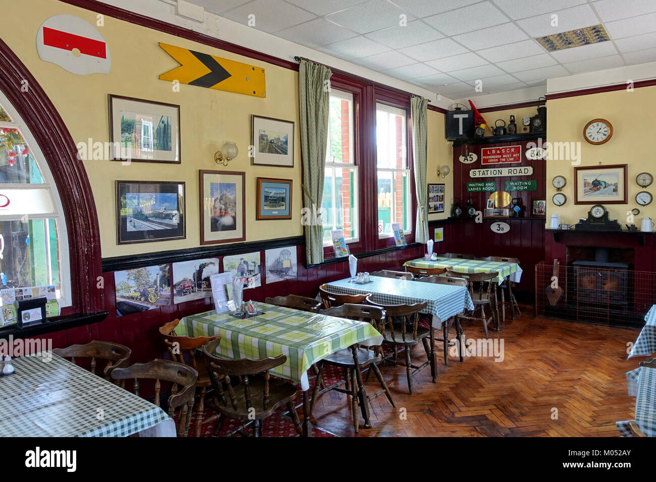This photograph of the CafÃ© at Isfield Railway Station in East Sussex ...