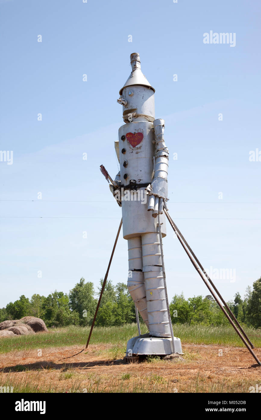Tin Man Sculpture Stock Photo - Alamy