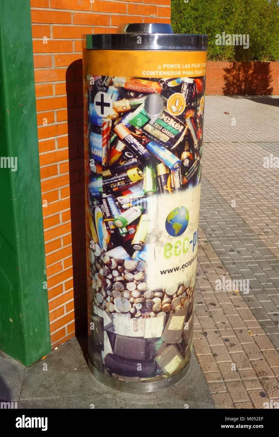 This image from Burgos, Spain, shows urban waste recycling efforts in ...