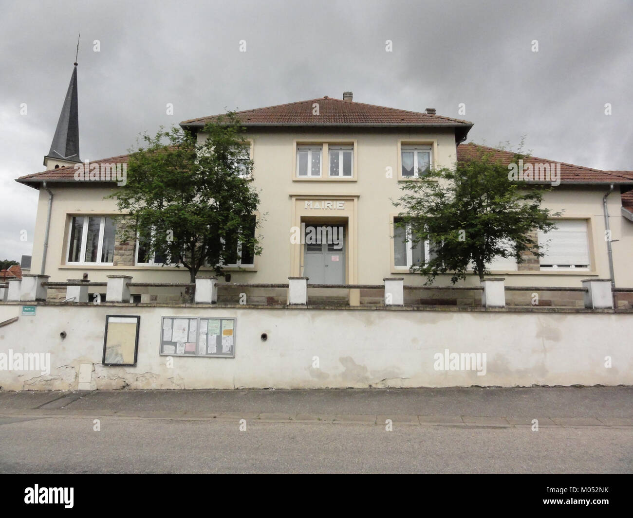 The town hall in Bures, located in the Meuse-et-Moselle department of ...