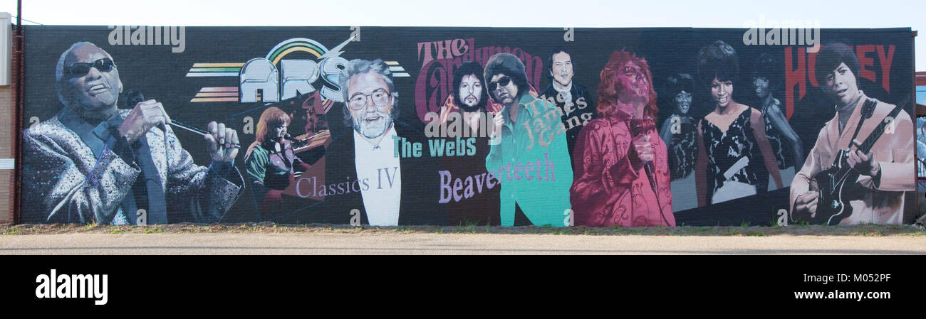 Recording Artists Mural Stock Photo - Alamy