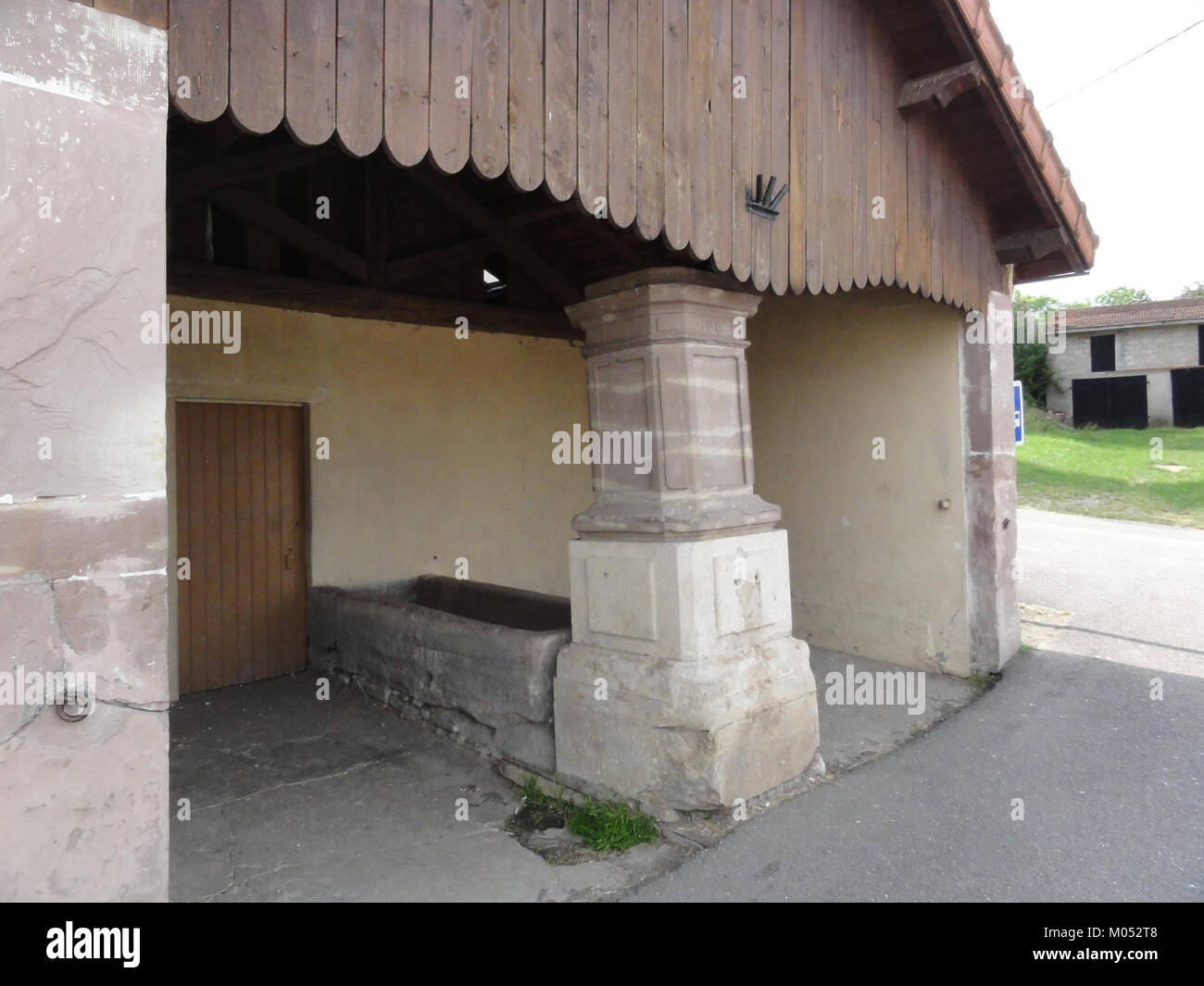 The Borville lavoir is a historic communal washhouse located in France ...