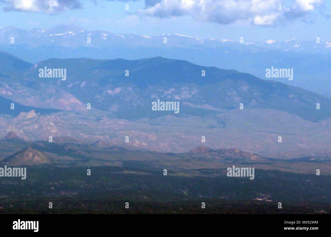 Buffalo Peak in Jefferson County, Colorado, is a prominent mountain ...