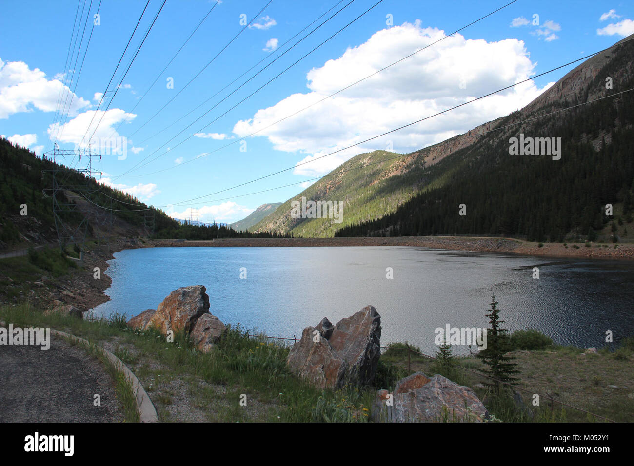 The Cabin Creek Hydroelectric Reservoir in Colorado is featured in this ...