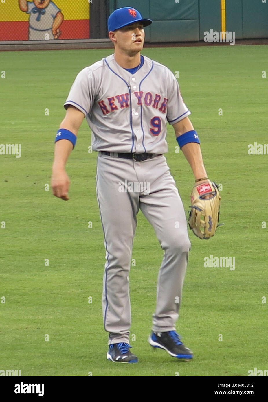 This image features Brandon Nimmo, a professional baseball player ...