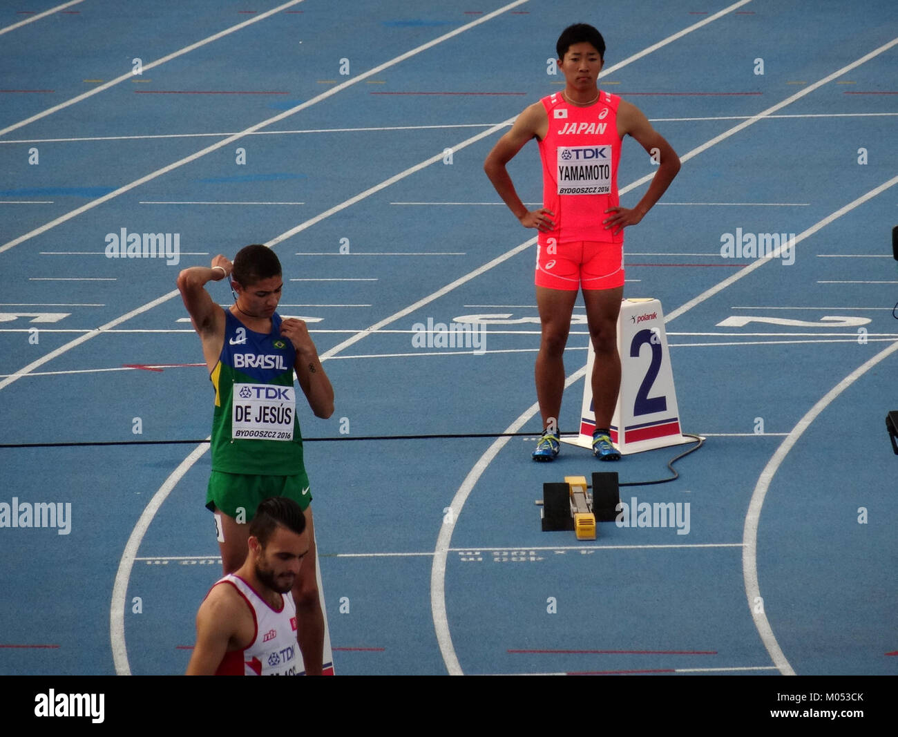 The menâ€™s 400m hurdles final at the 2016 IAAF World U20 Championships ...