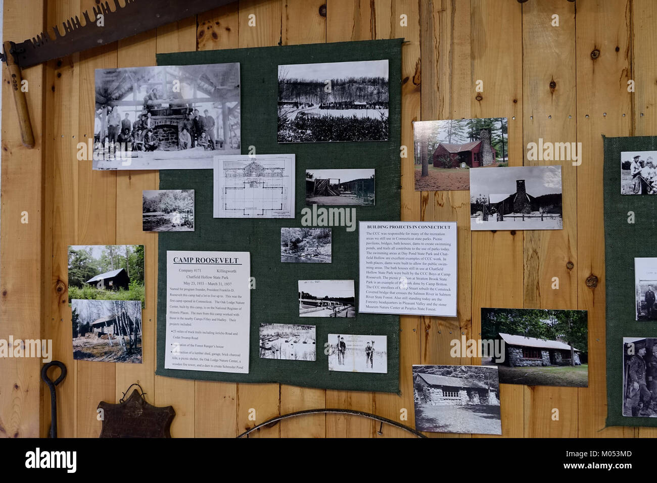 The display at the Northeast States Civilian Conservation Corps Museum ...