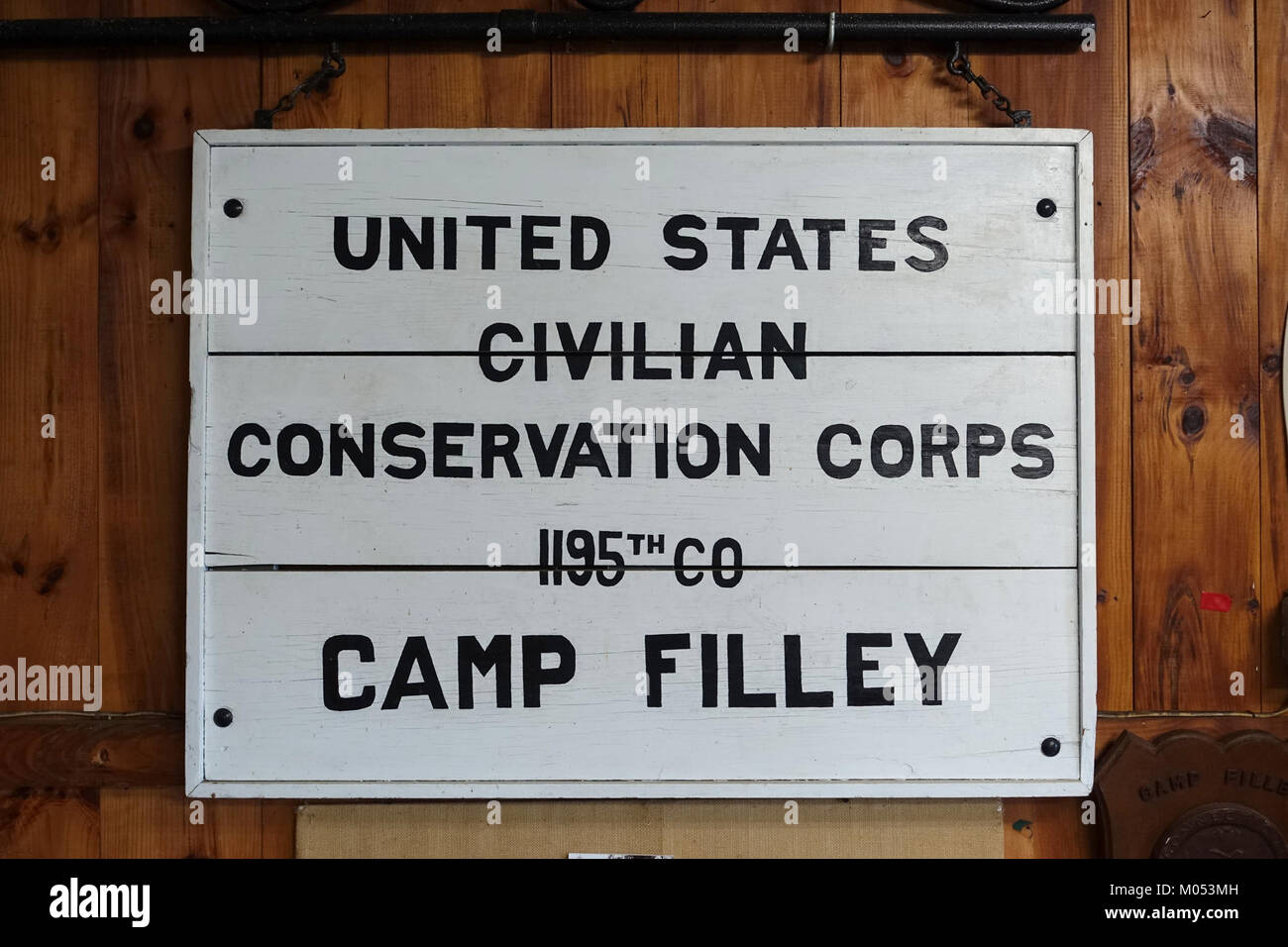 Civilian conservation corps camp sign hi-res stock photography and ...