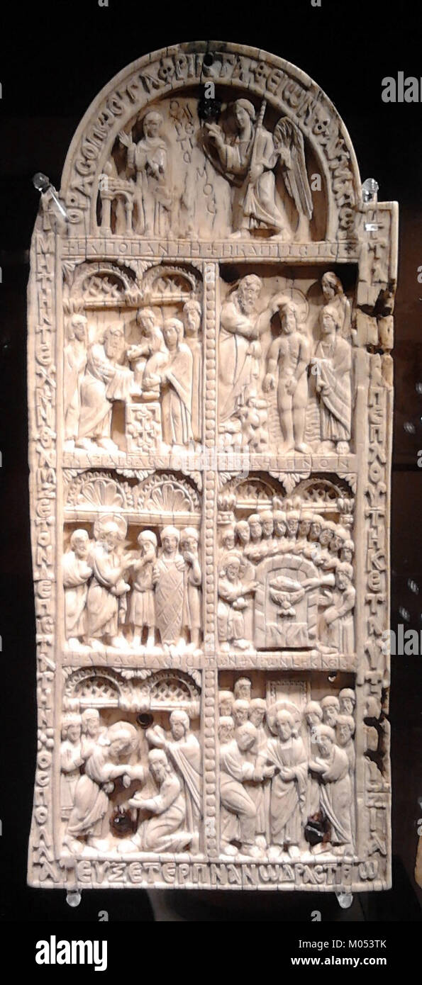 The Byzantine Empire Christological diptych is an important religious ...