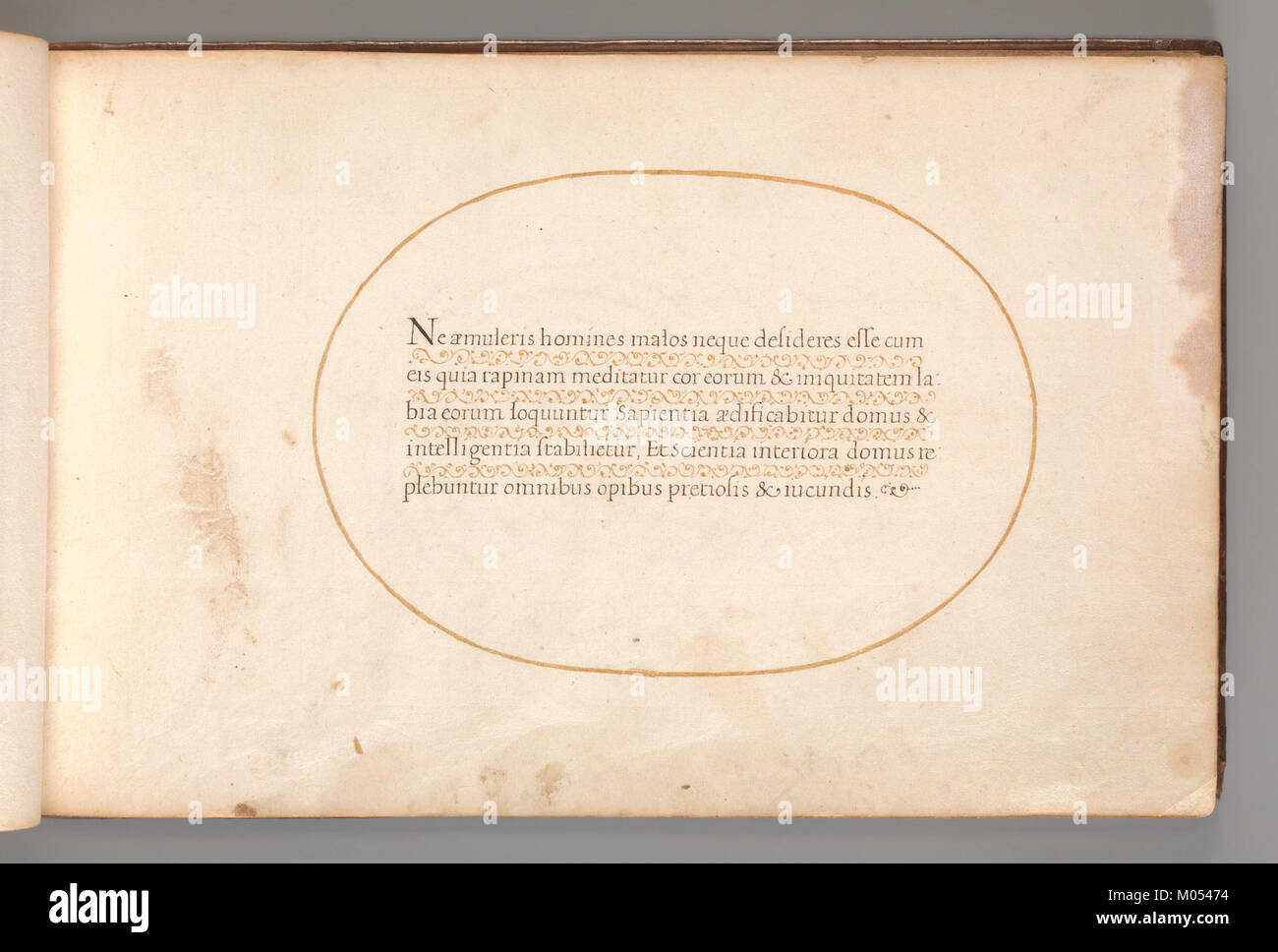 The 'Calligraphic Exercise in Latin' is a historical piece of artwork ...