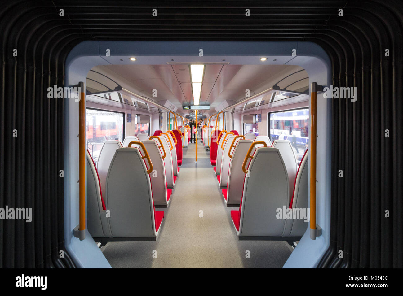 The British Rail Class 707 trains are modern electric multiple units ...