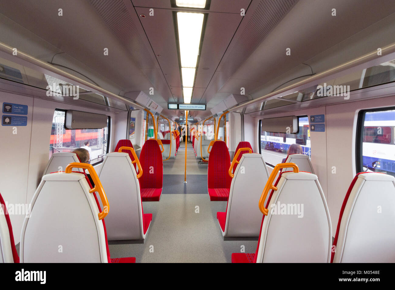 The British Rail Class 707 trains, seen here at InnoTrans 2016, are ...
