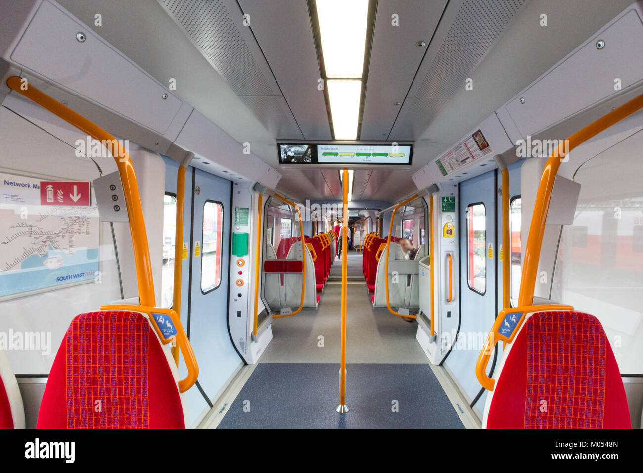 The British Rail Class 707 trains are showcased at InnoTrans 2016, highlighting their design and ...