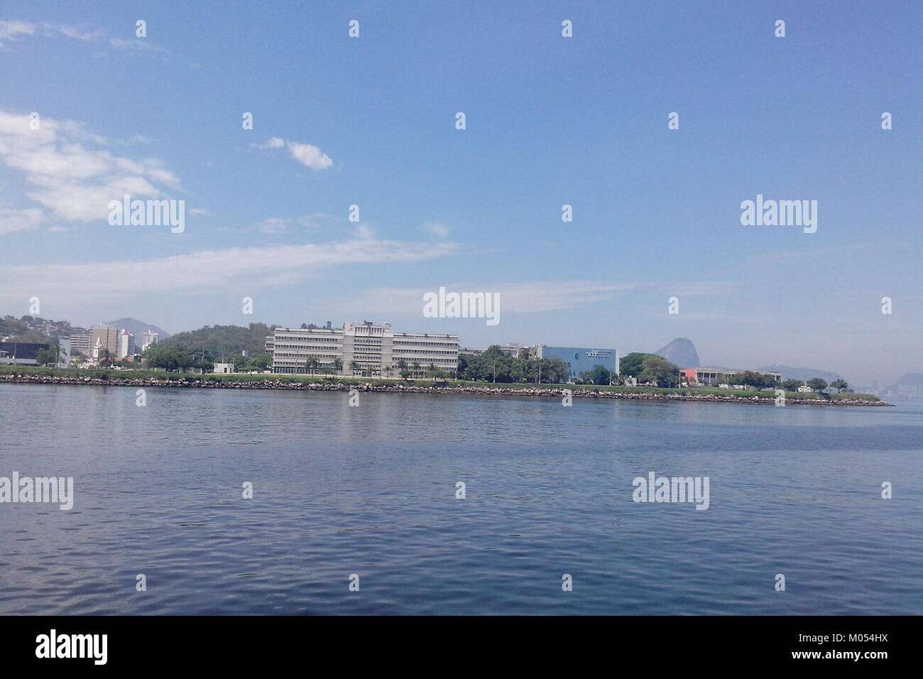 This image captures the view of the UFF (Fluminense Federal University ...