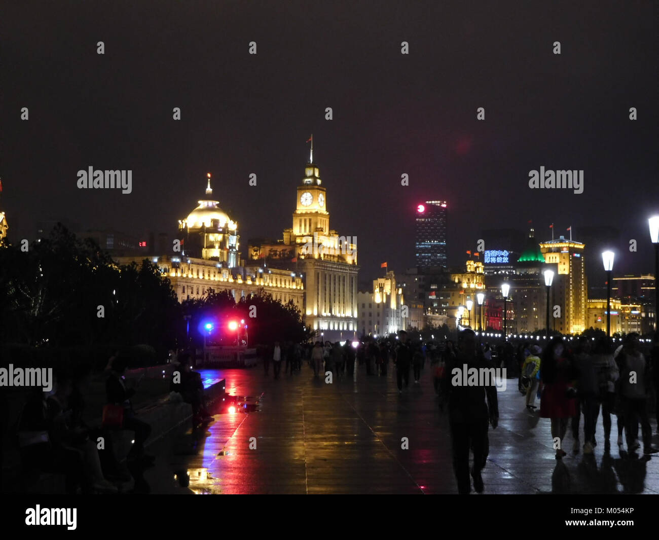 The Bund in Shanghai, China, features a collection of historic colonial ...