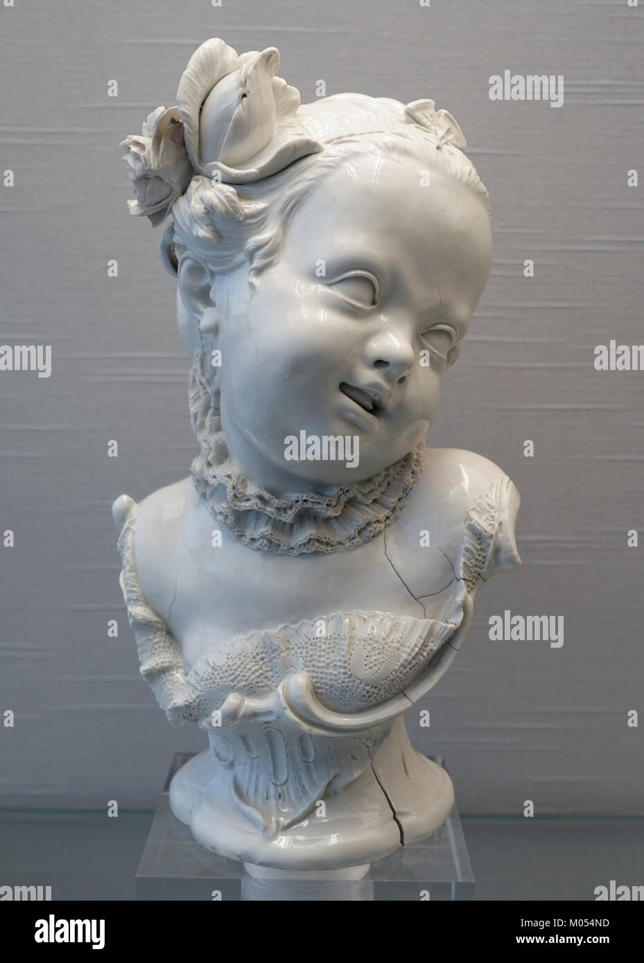 This bust of a girl, crafted by Franz Anton Bustelli around 1760, is ...